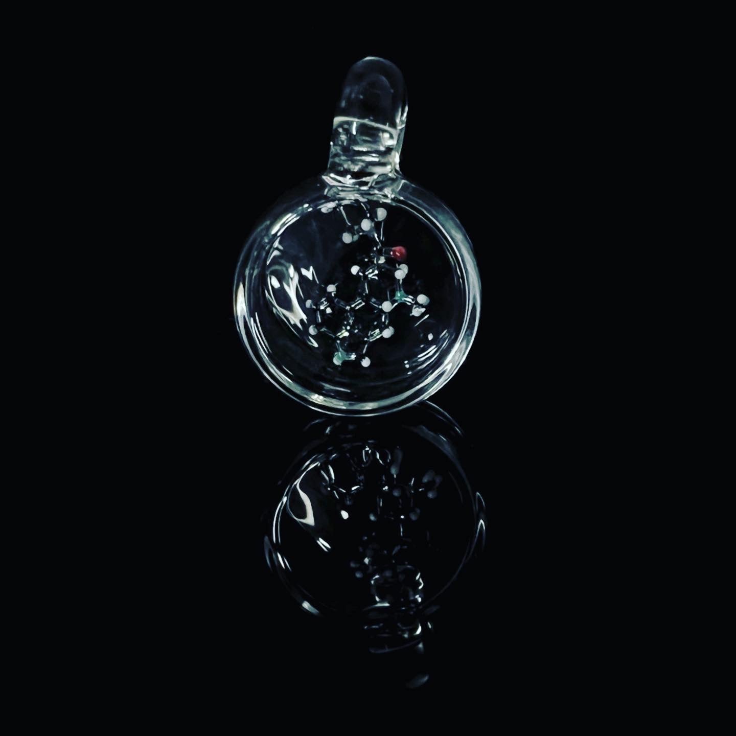 Dan Hoffman Glass - Micro LSD Molecule Pendant – East Coast Curations